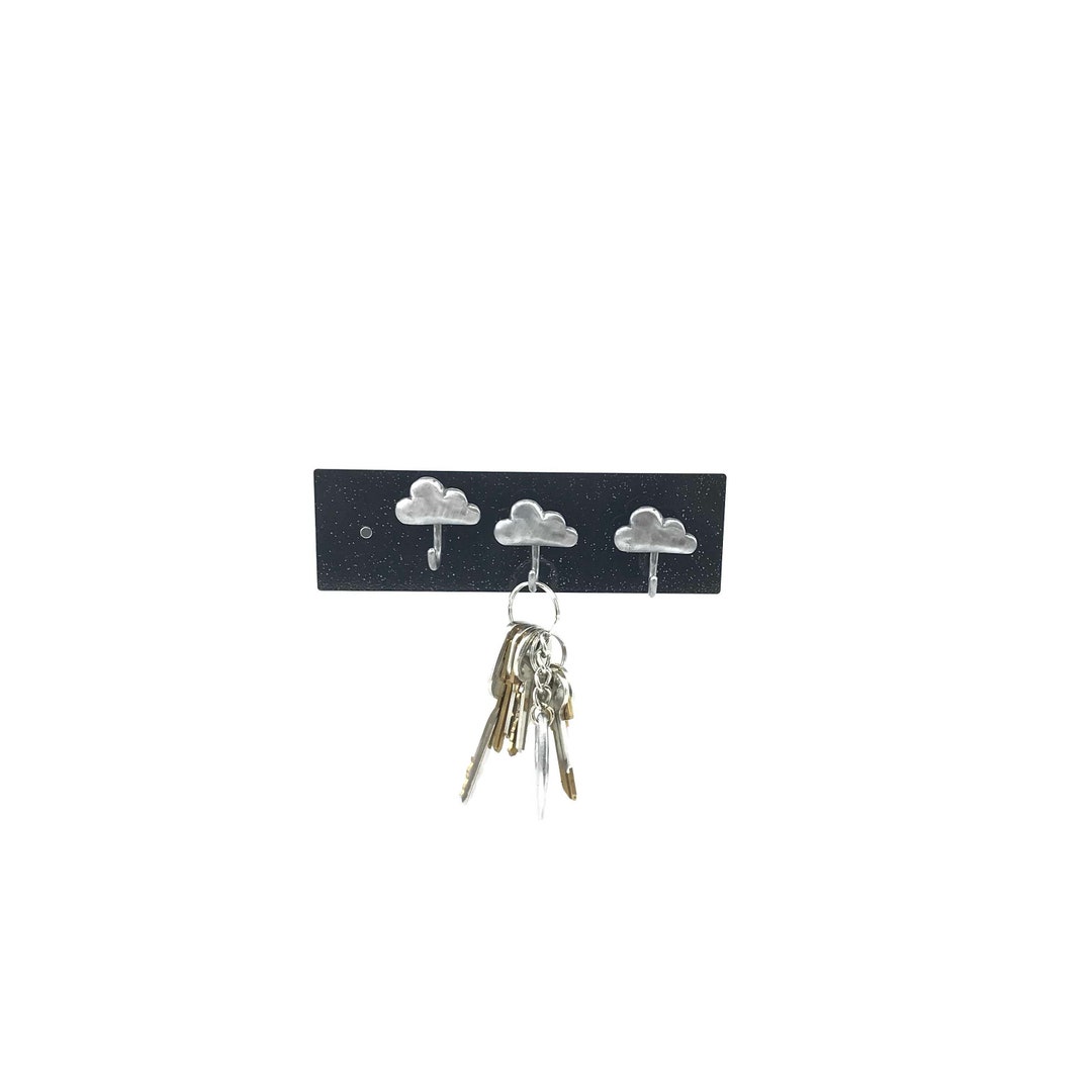 US Duties Paid - Small Organising Key Station in Brushed Steel - for ...