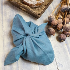 Linen Bento Bag, Natural Linen Bread Loaf Wrap Bag, Food Wrapping Bag ...