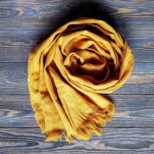 Yellow Scarf - Etsy
