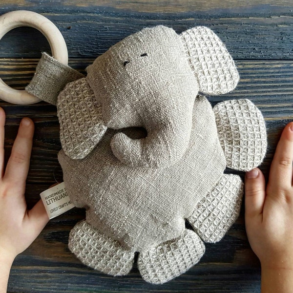 Linen Stuffed Animal - Etsy