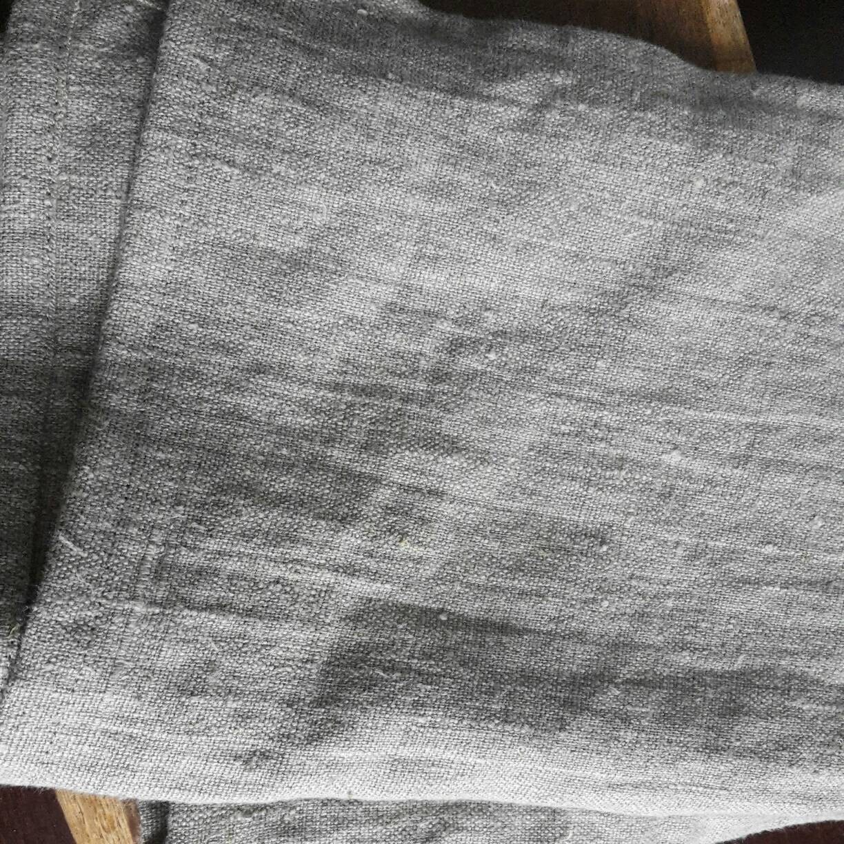 Rough linen fabric by the meter stonewashed linen fabric | Etsy