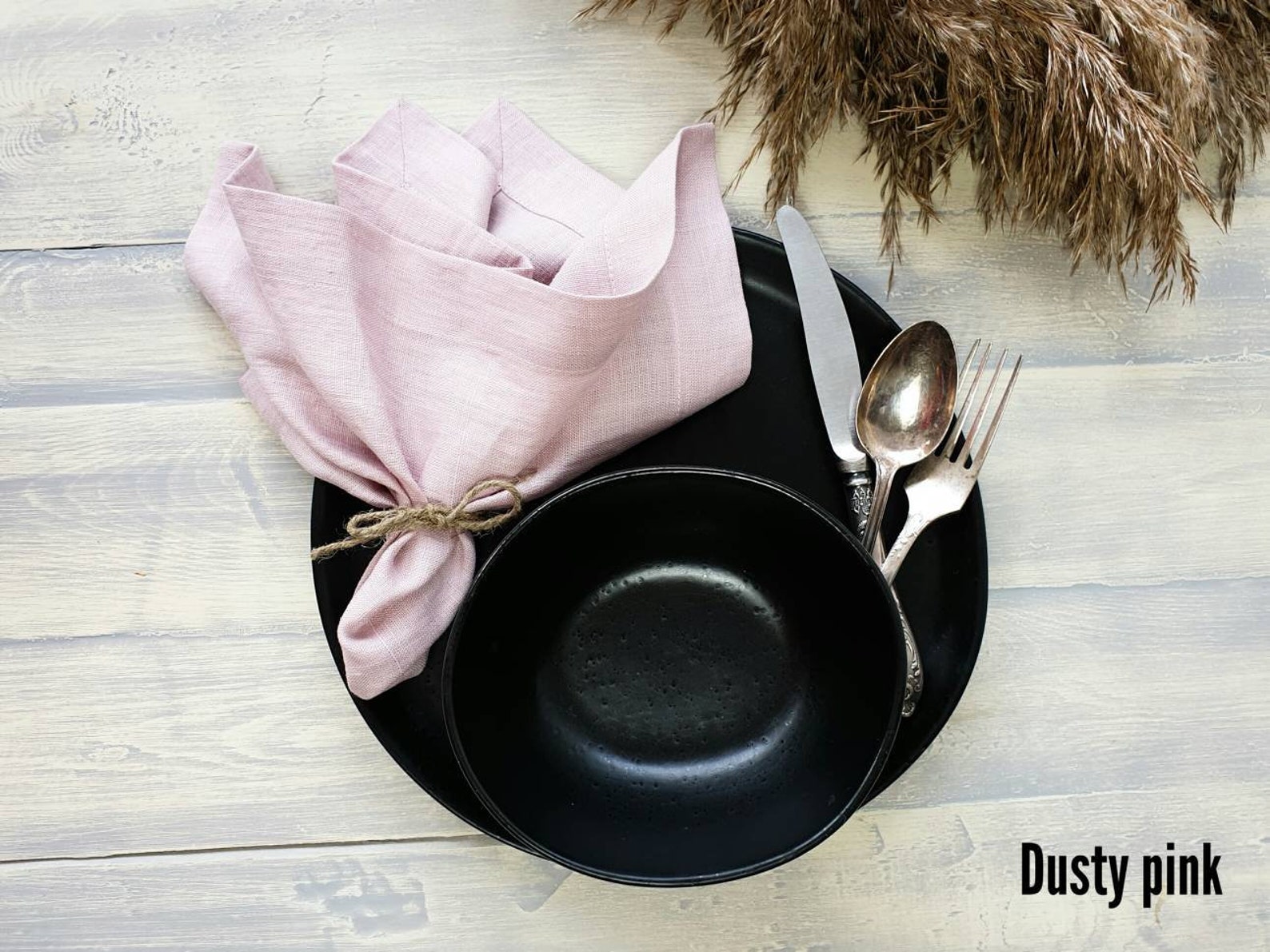 Pink Linen Napkins Set Many COLORS Red Burgundy Boysenberry | Etsy