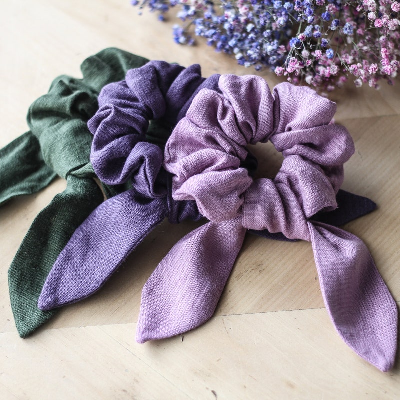 Gele strik scrunchy - Etsy Nederland