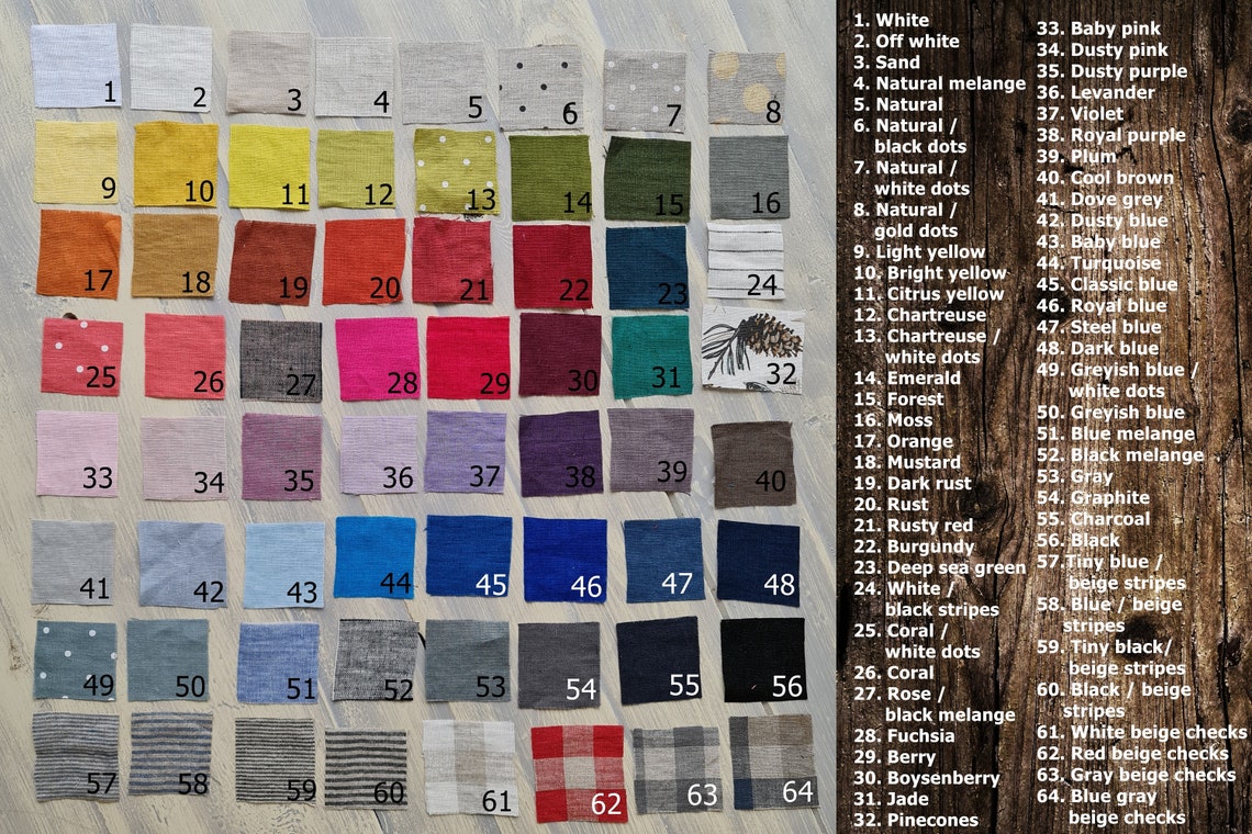 Linen Laundry Bag Large Custom Color and Size Linen Laundry - Etsy