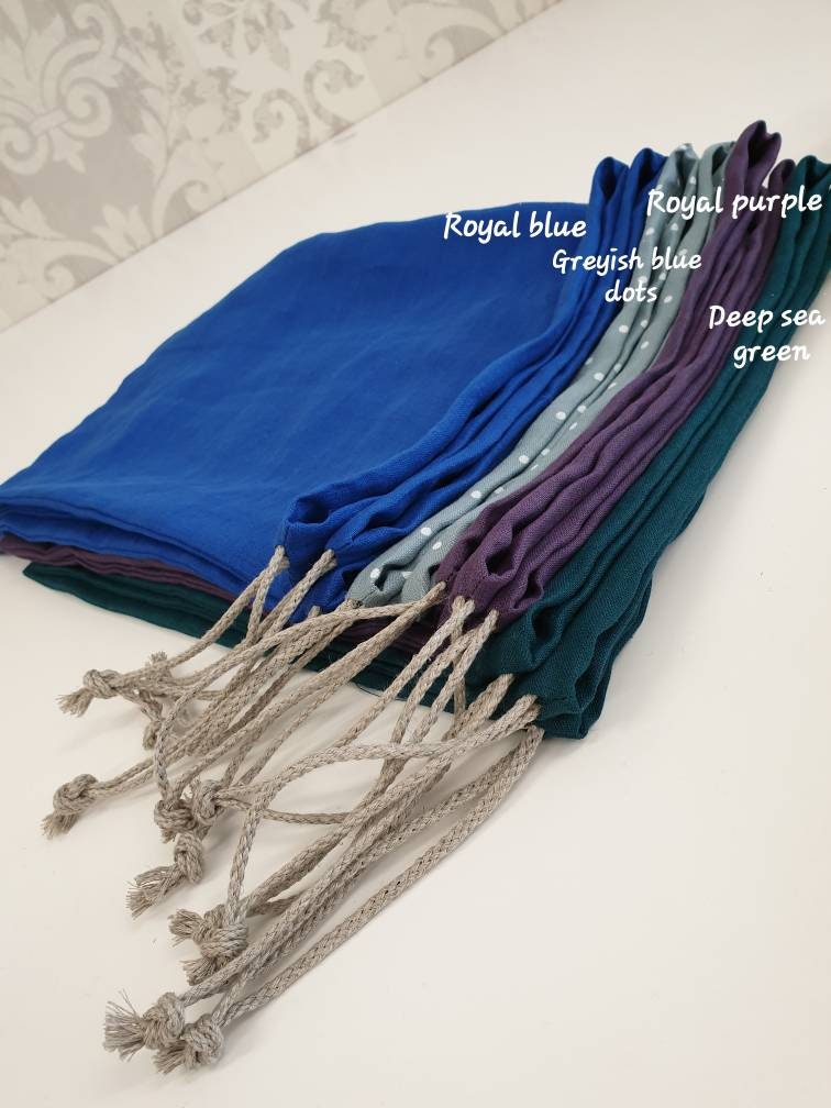 Linen Bread Bag Many COLORS - White Beige Denim Blue Black Green Blush ...