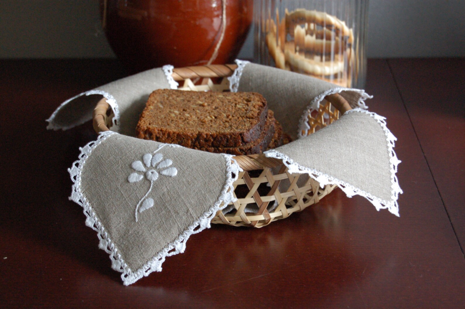 Handmade Linen Bread Keeper Bread Napkin Bowl Liner Basket - Etsy