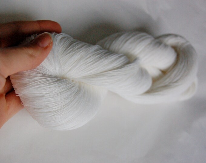 Flax Yarn, Natural Lithuanian Flax Linen Yarn Pure White Yarn for Any ...