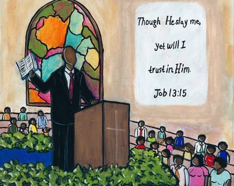 Preach the Word Art - Etsy