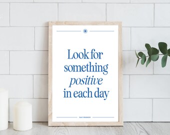 Daily Affirmations Aura Poster, Affirmation Print, Spiritual Poster ...