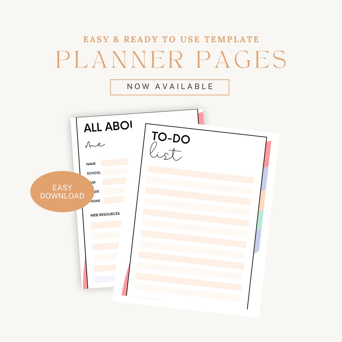EDITABLE and Printable Teacher Planner PDF Lesson Planner Class ...