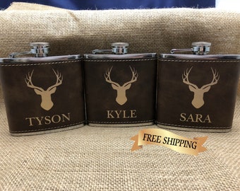 Hunting flask | Etsy