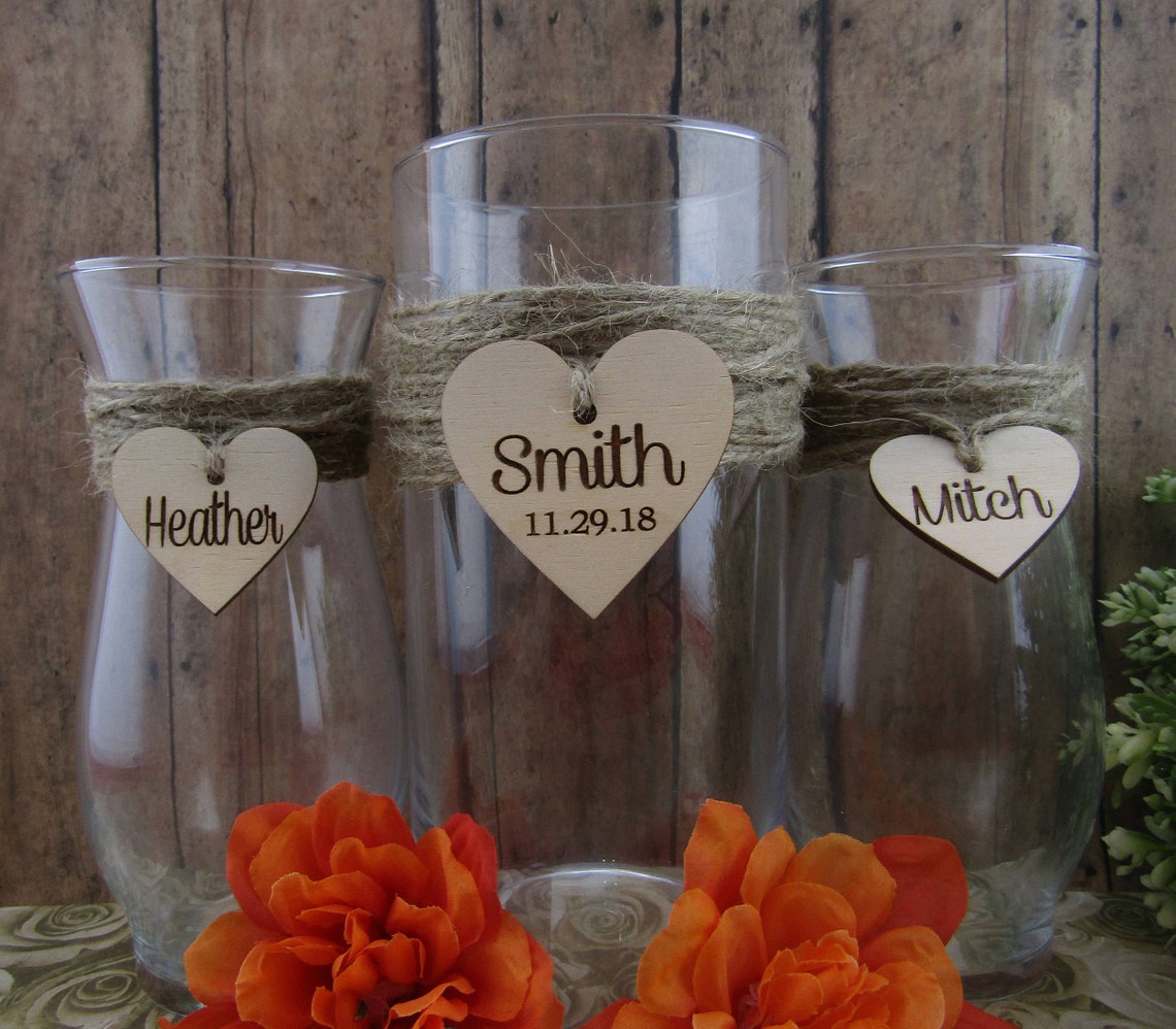 Sand Unity Ceremony Set Rustic Wedding Unity Ceremony Set - Etsy