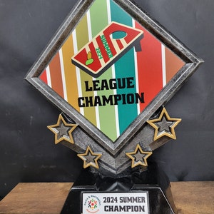 Large Cornhole Award Trophy Resin With Custom Imprinted Plate for ...