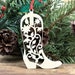 Western Boot Ornament for Christmas - Custom Cowgirl Christmas ...