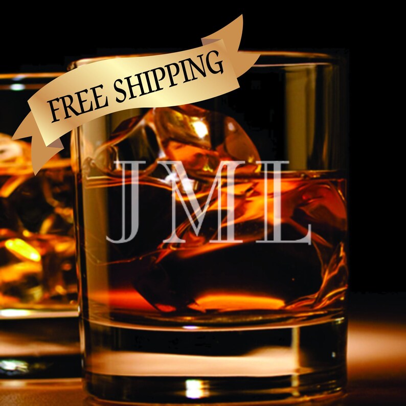 Custom Whiskey Glass Personalized Bourbon And Scotch Glasses Etsy