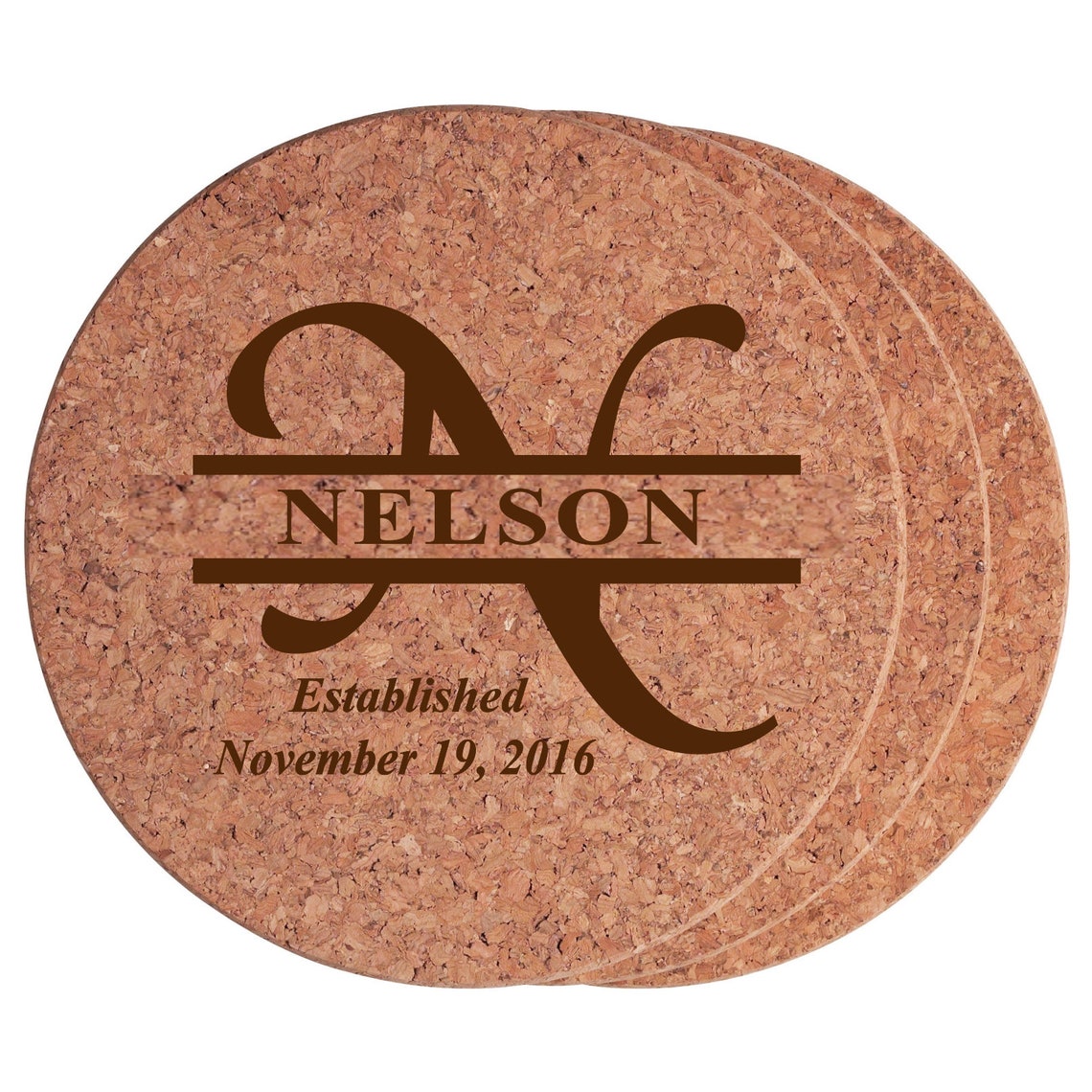 Custom Cork Trivet Personalized Hot Pad Engraved Cork Hot - Etsy