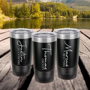 Bridesmaid Thermal Tumbler Gift, Maid of Honor Thermal Mug for Bachelor ...