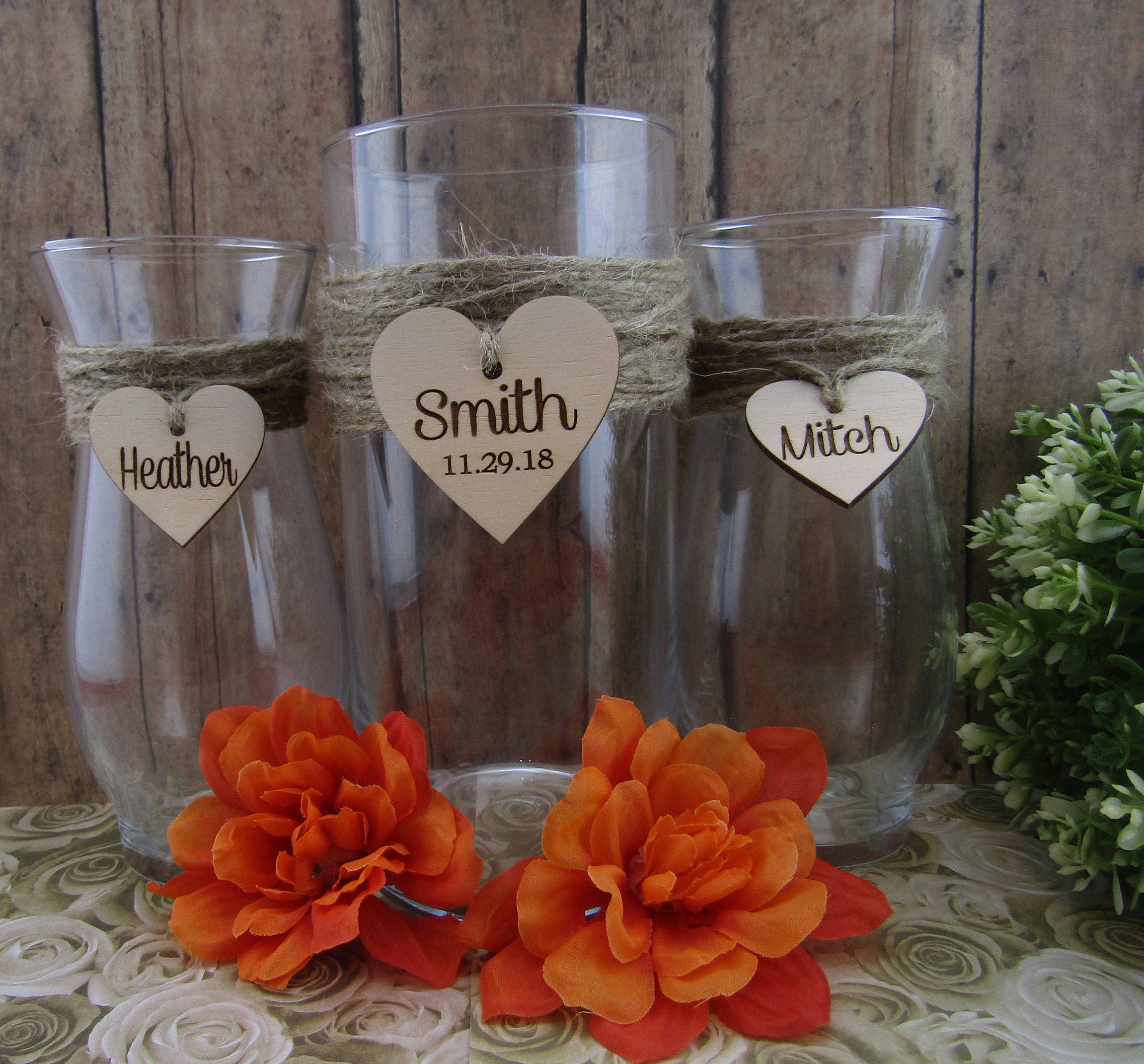 Sand Unity Ceremony Set Rustic , Wedding Unity Ceremony Set ...