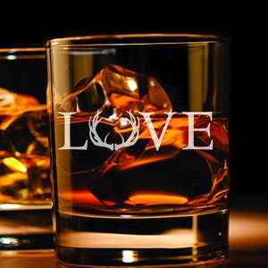 Monogrammed Whiskey Glass Custom Personalized Bourbon and | Etsy