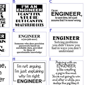 Engineer Whiskey Glass Personalized Engineer Glass, Fun Gifts for ...