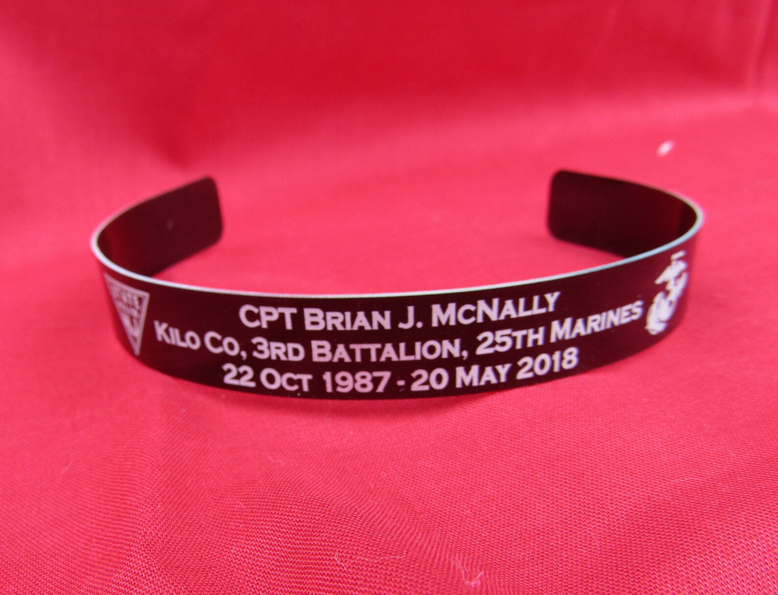 Memorial Military Bracelet Cuff Bracelet Memorial Tribute | Etsy