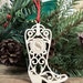 Western Boot Ornament for Christmas - Custom Cowgirl Christmas ...