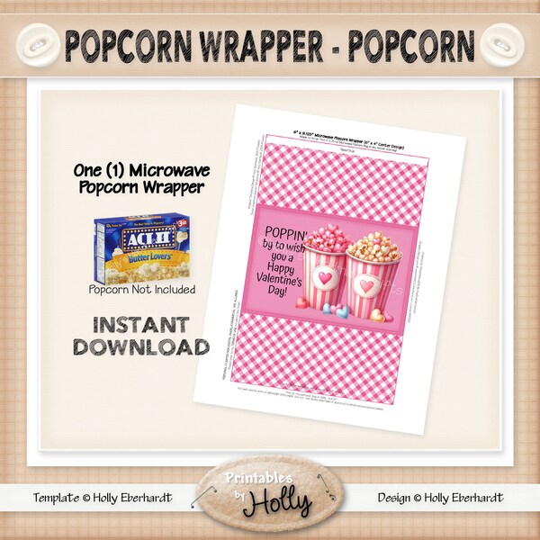 Popcorn Wrappers - Etsy