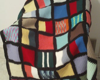 Multi Colored Afghan - Etsy