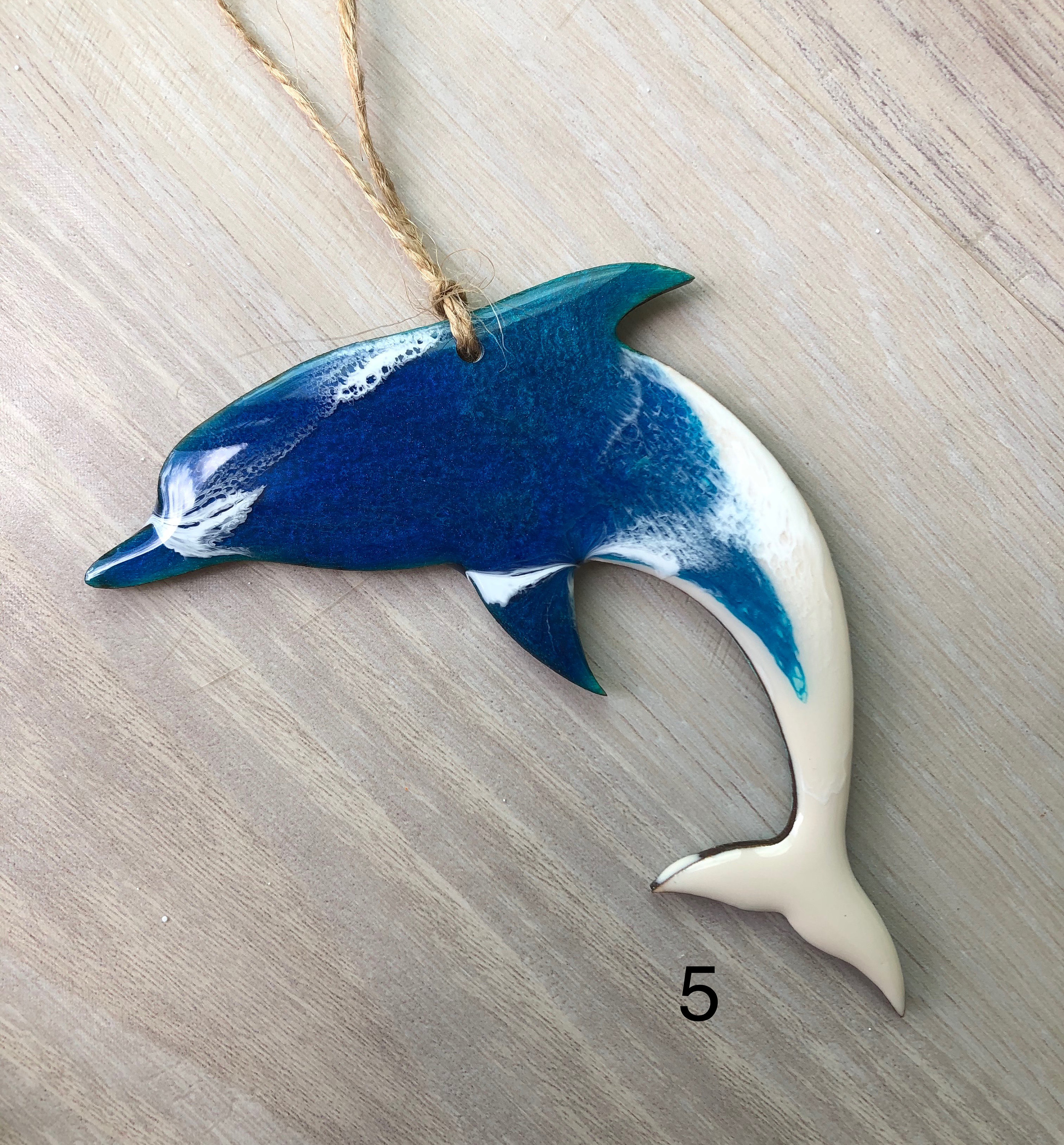 Dolphin Resin Ornament