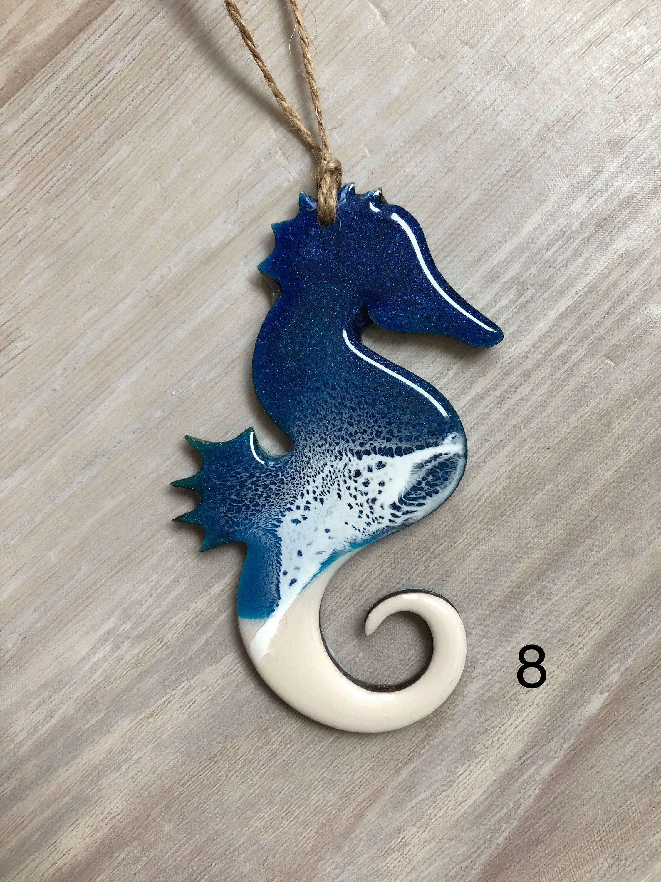 Seahorse Resin Tree Ornament