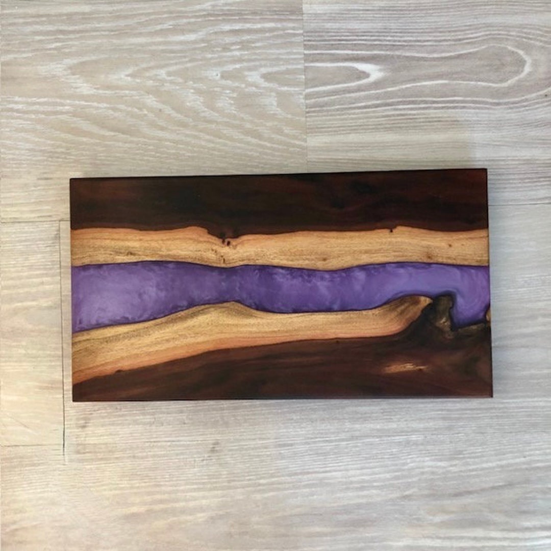 18 Milo Wood and Resin Tray - Etsy