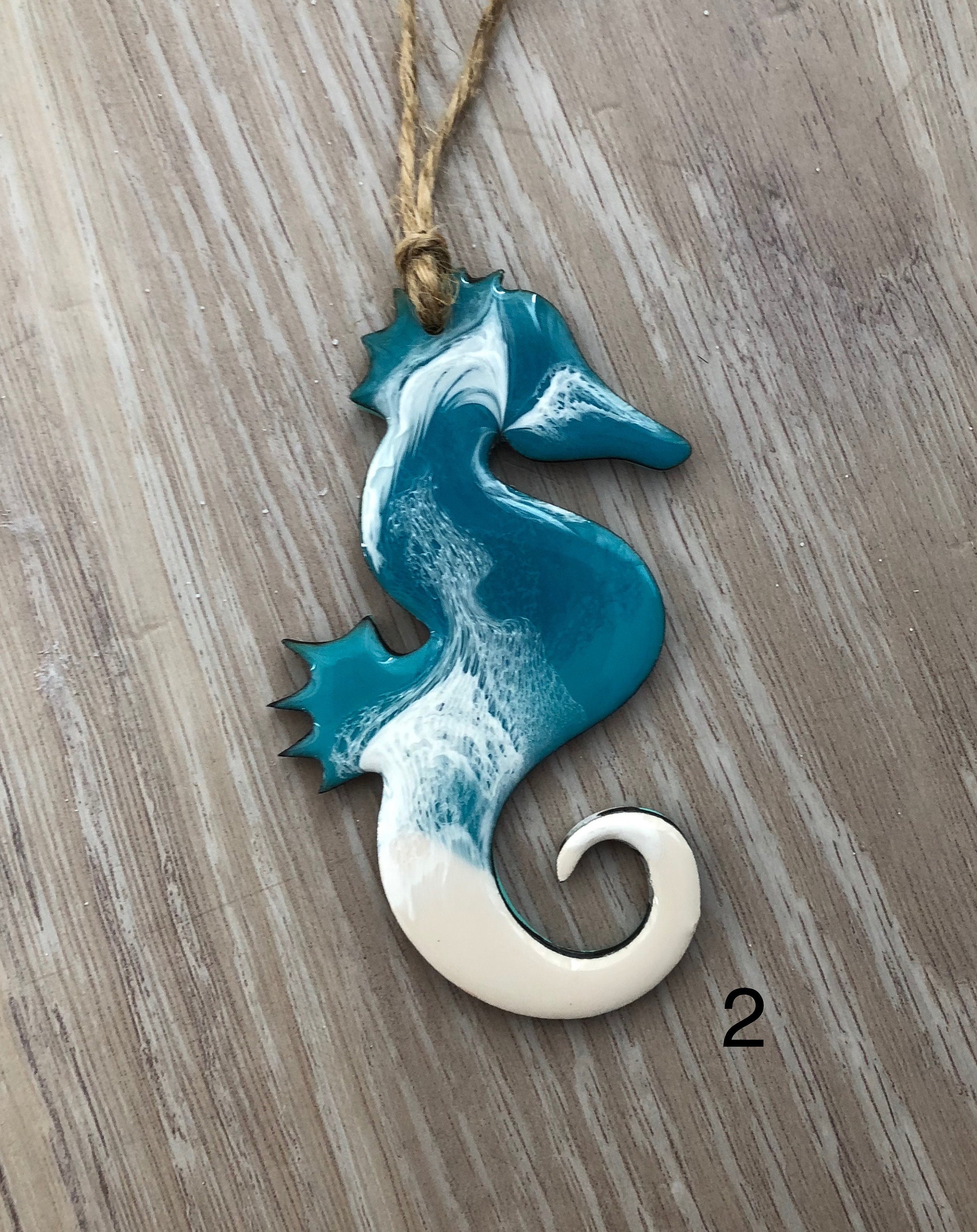 Seahorse Resin Tree Ornament