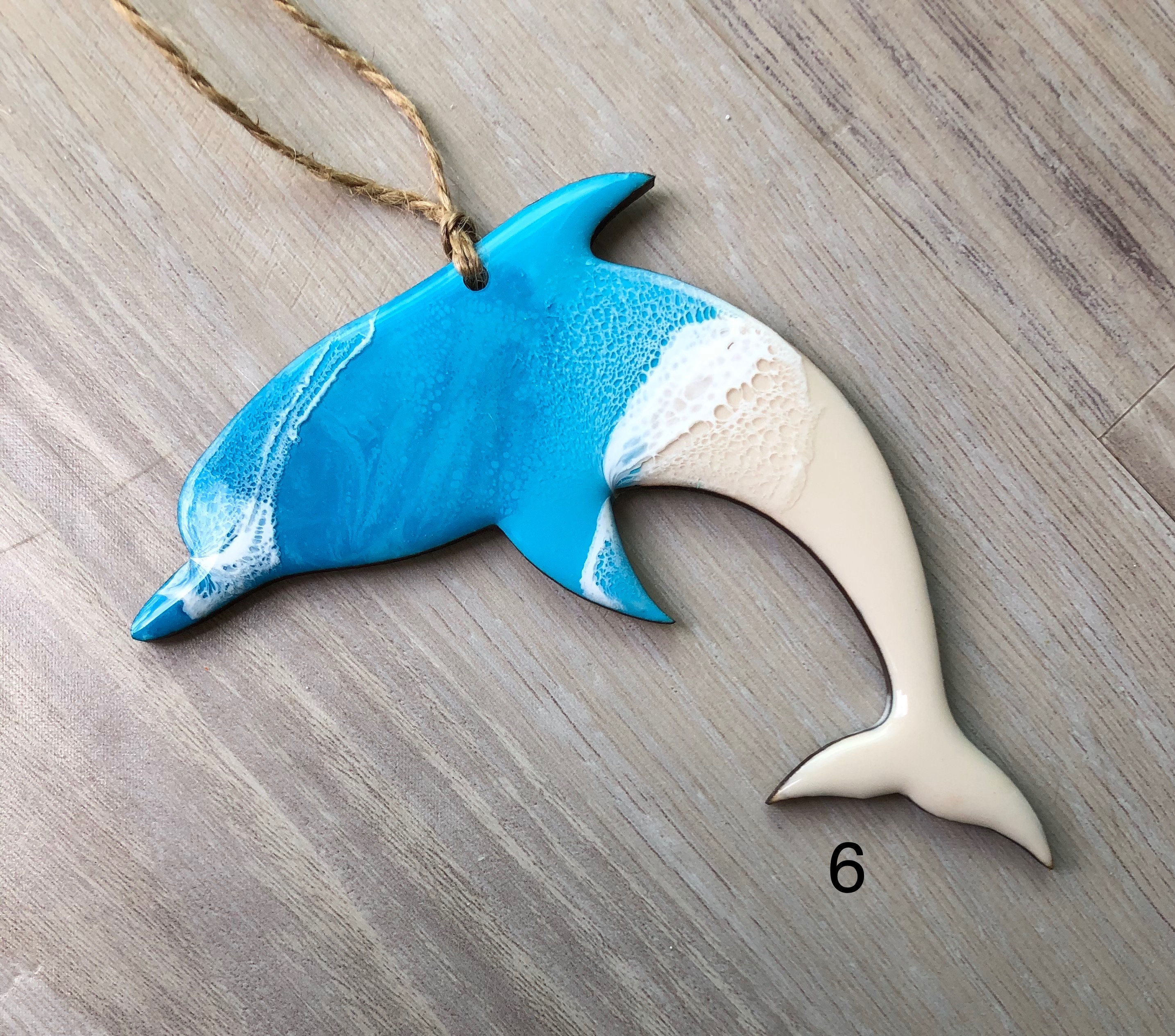 Dolphin Resin Ornament