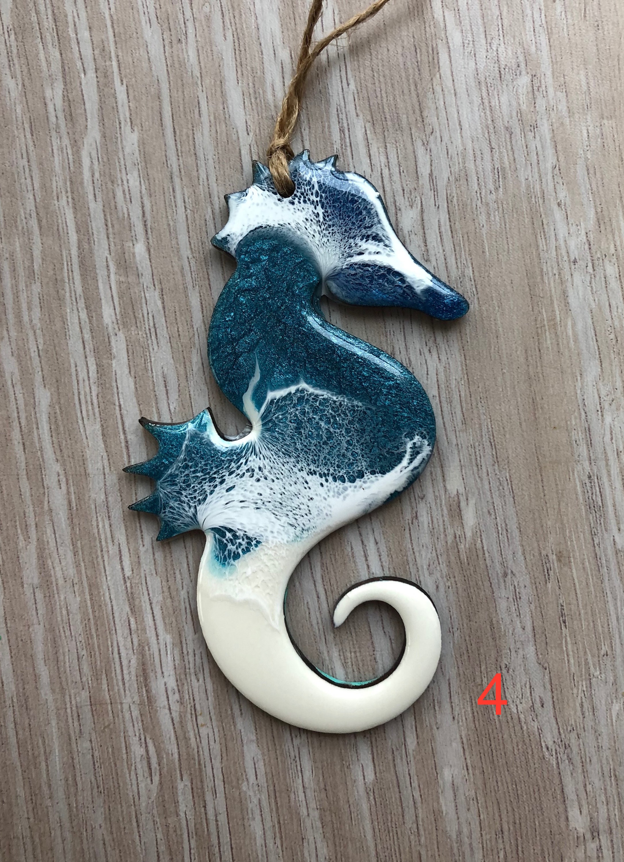 Seahorse Resin Tree Ornament