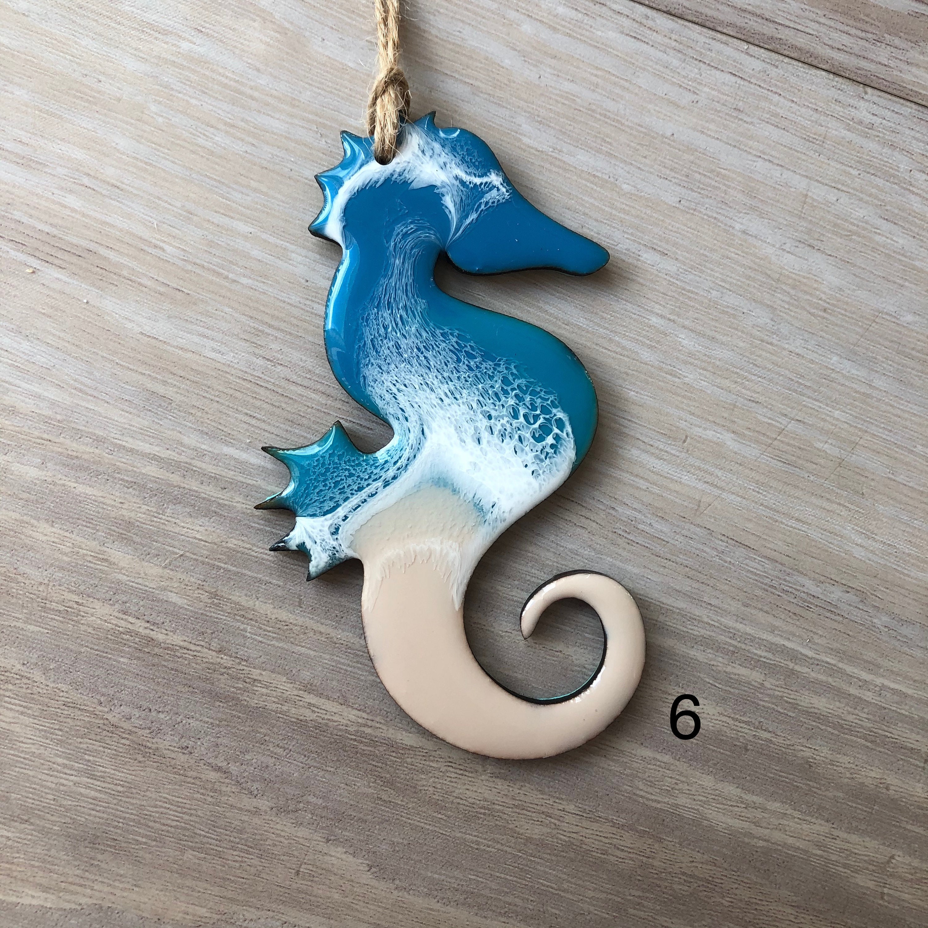Seahorse Resin Tree Ornament