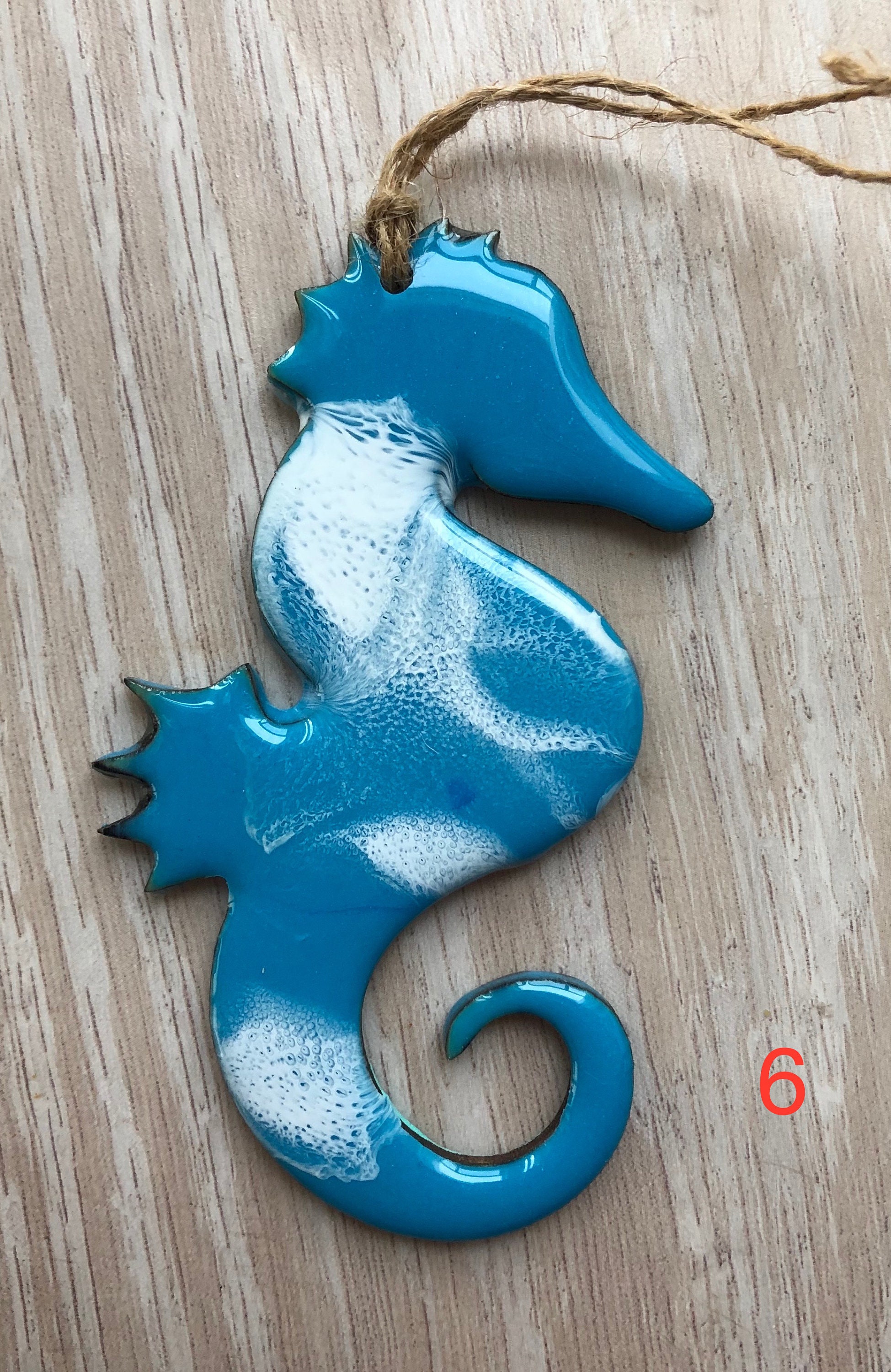Seahorse Resin Tree Ornament