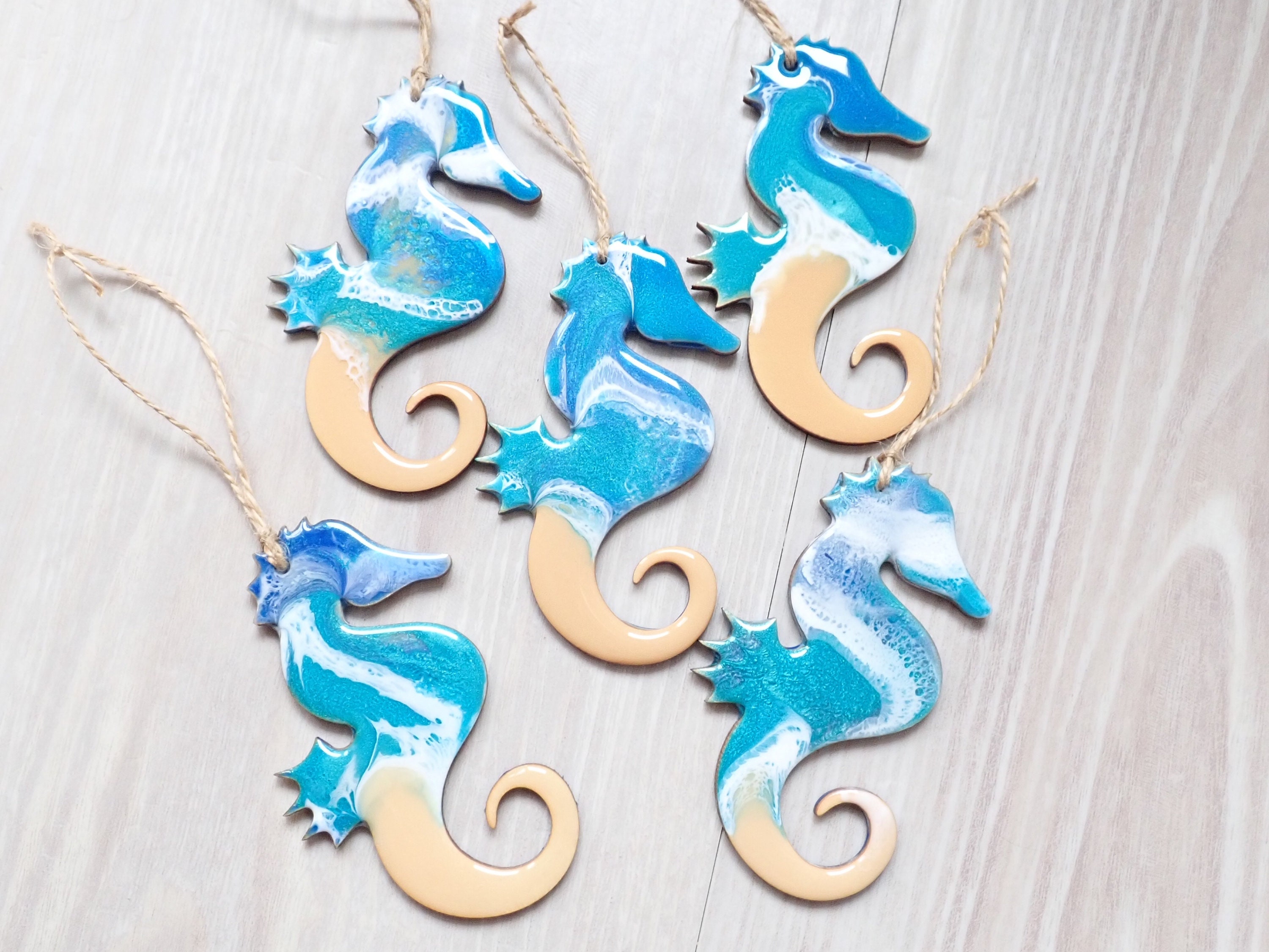 Seahorse Resin Tree Ornament