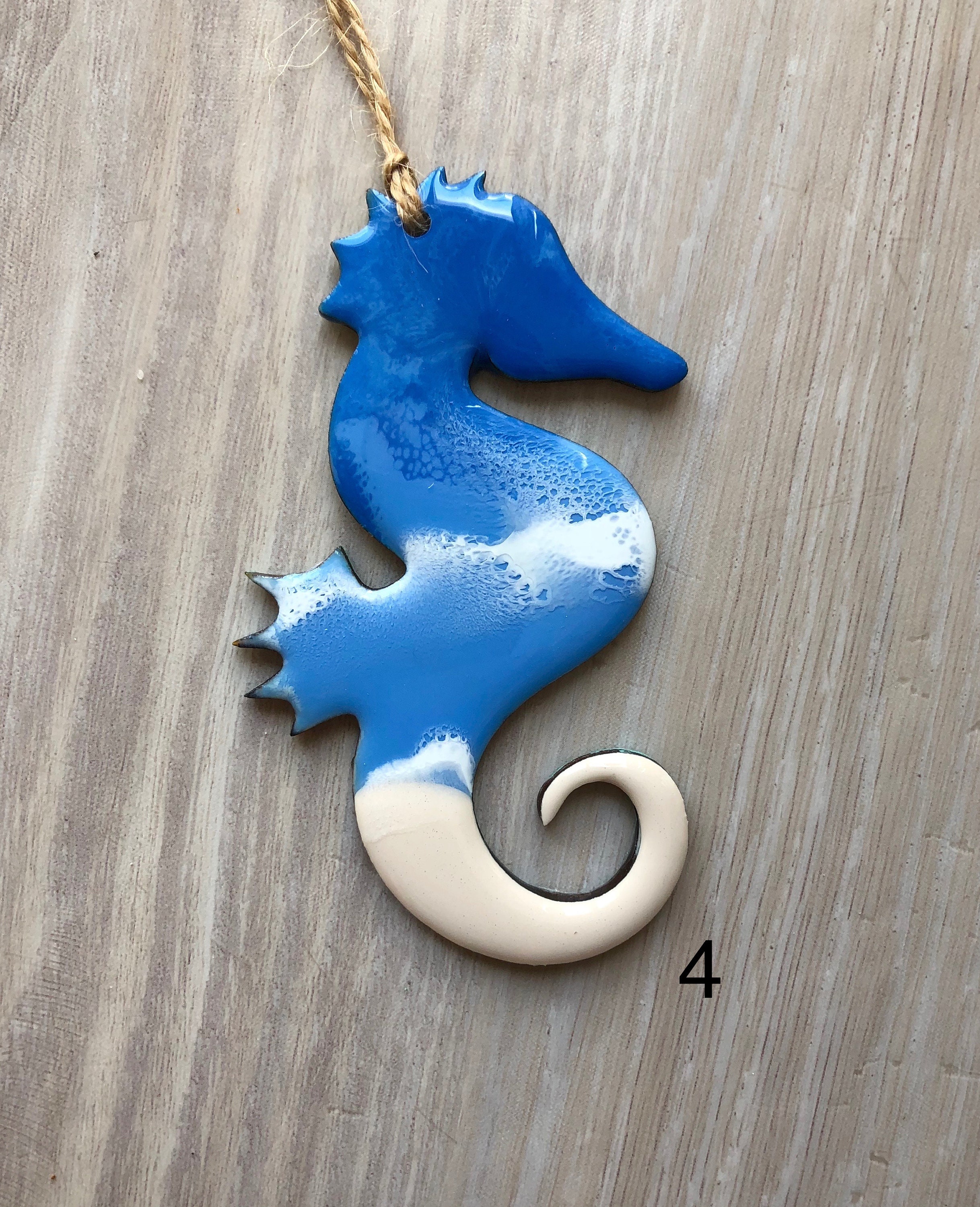Seahorse Resin Tree Ornament