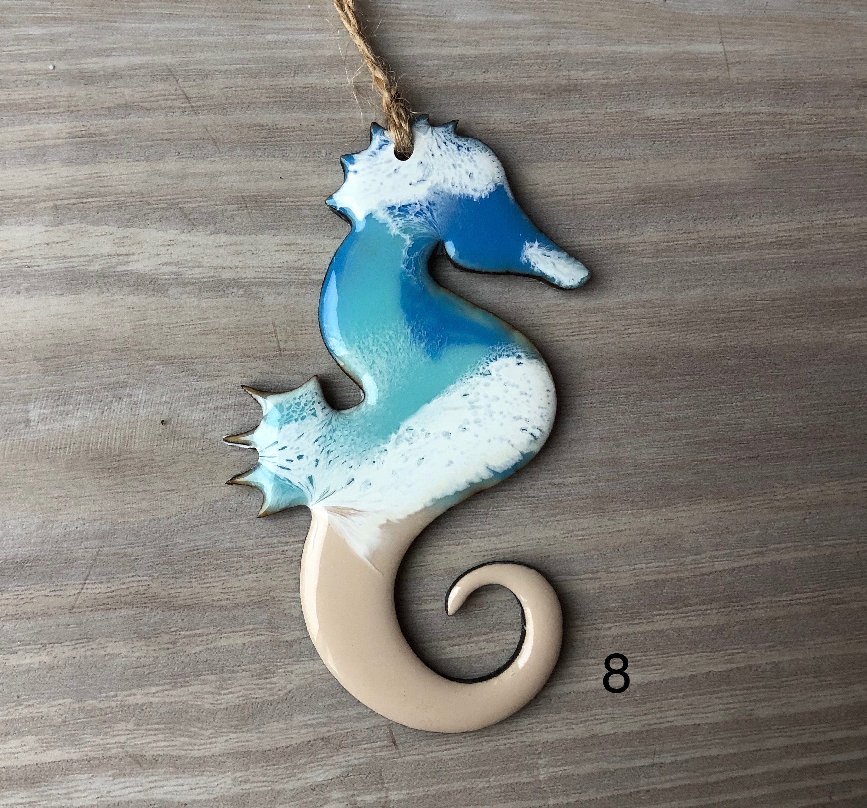 Seahorse Resin Tree Ornament