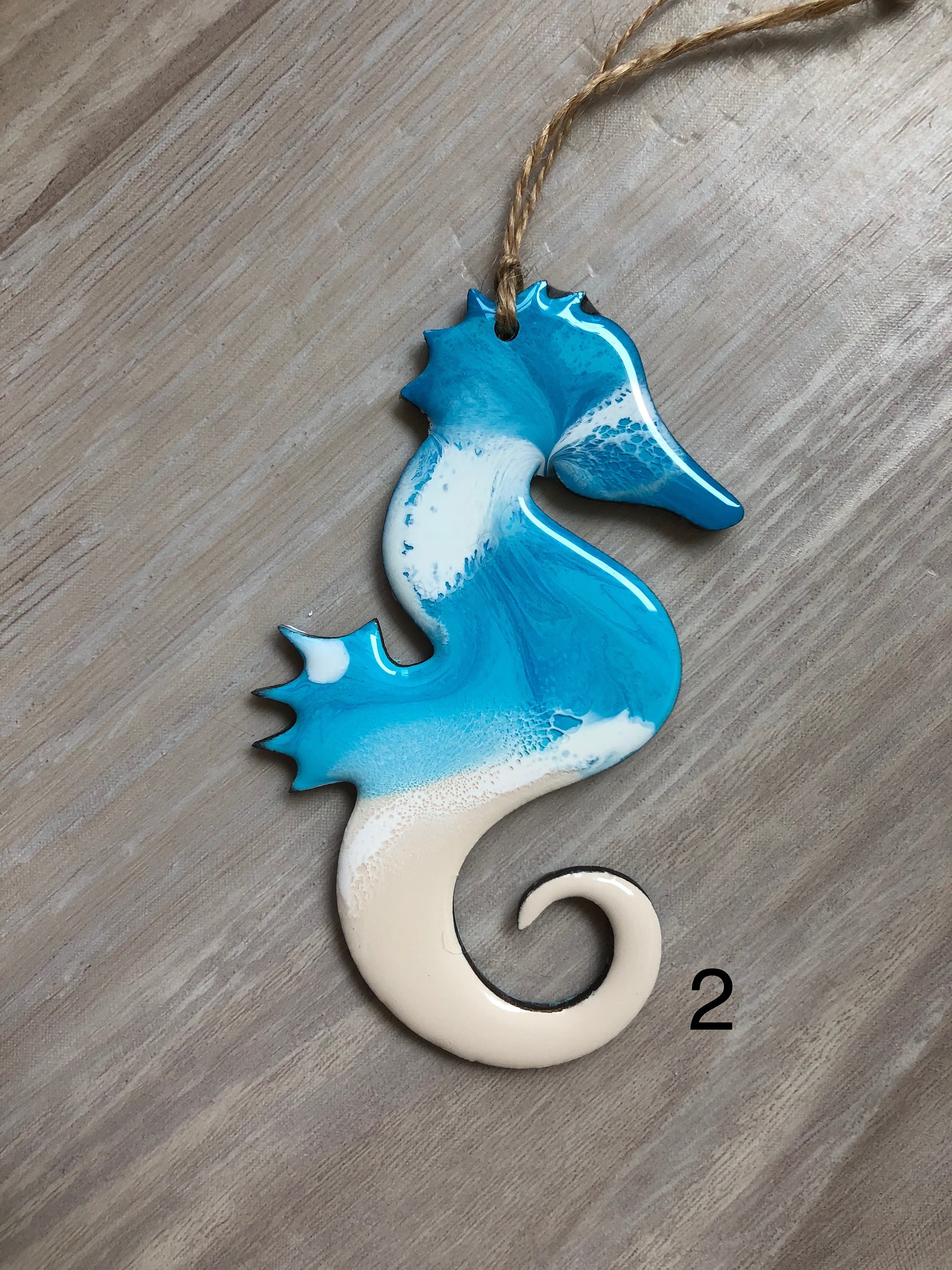 Seahorse Resin Tree Ornament