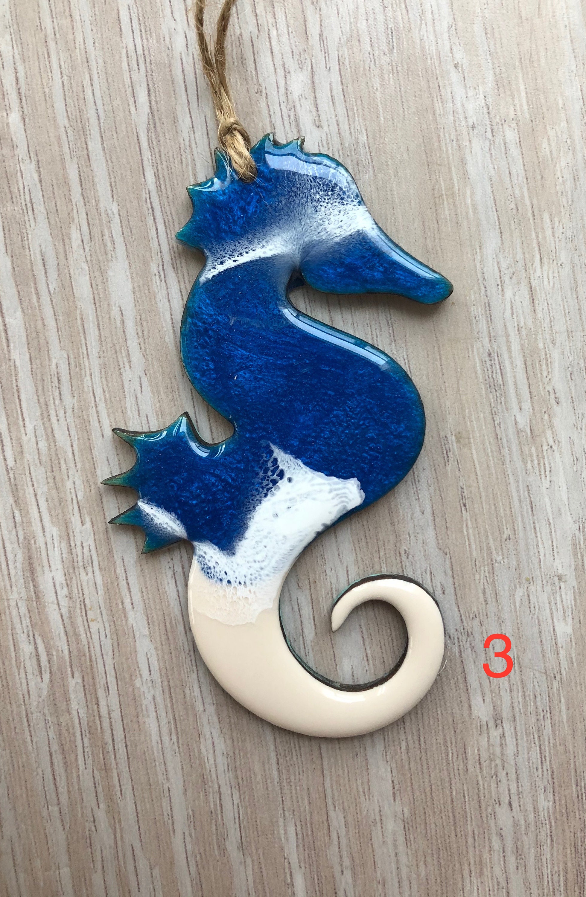 Seahorse Resin Tree Ornament