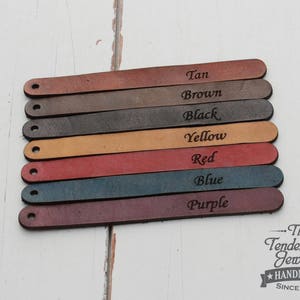 Leather Key Ring Custom Personalized Leather Key Chain Custom Leather ...