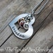 Grandma Open Heart Necklace Personalized Stainless Heart - Etsy