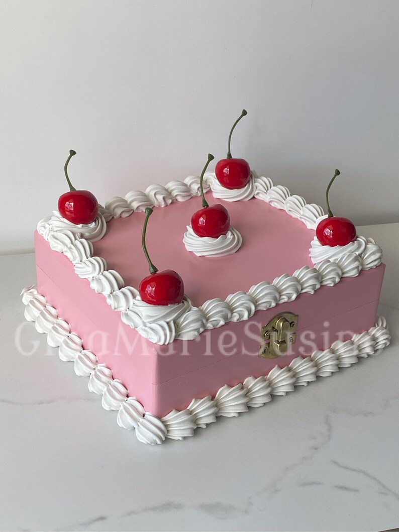 Cherry Cake Stash Box - Etsy