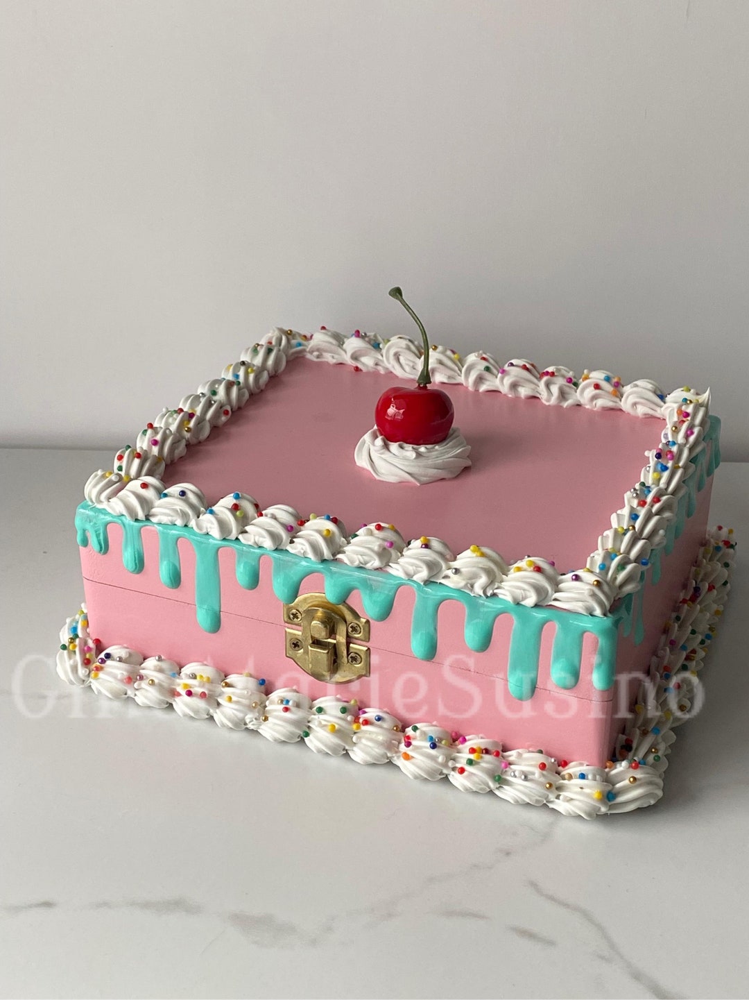 Birthday Cake Stash Box - Etsy