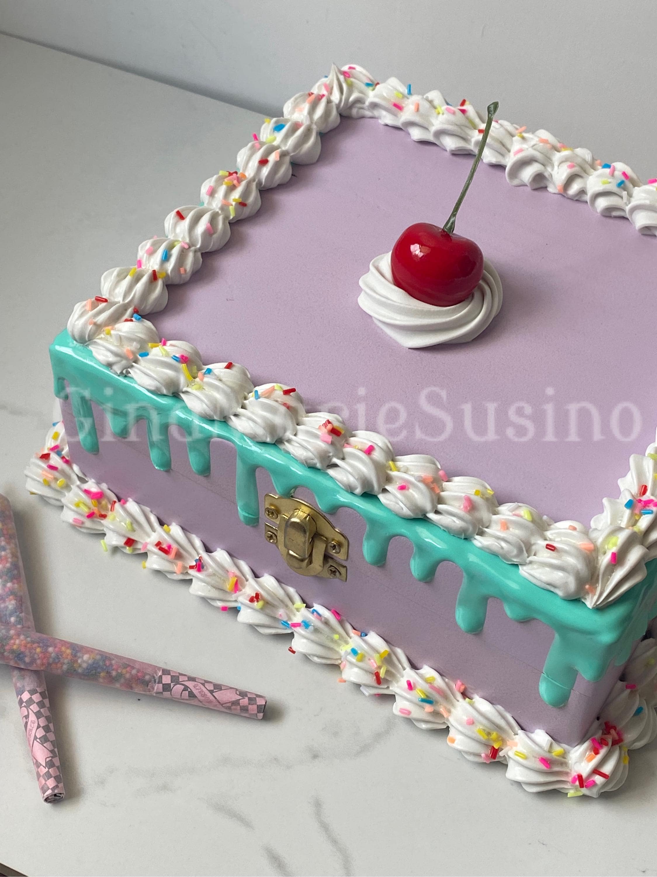 Birthday Cake Stash Box - Etsy