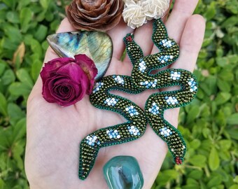 Snake earrings | Etsy