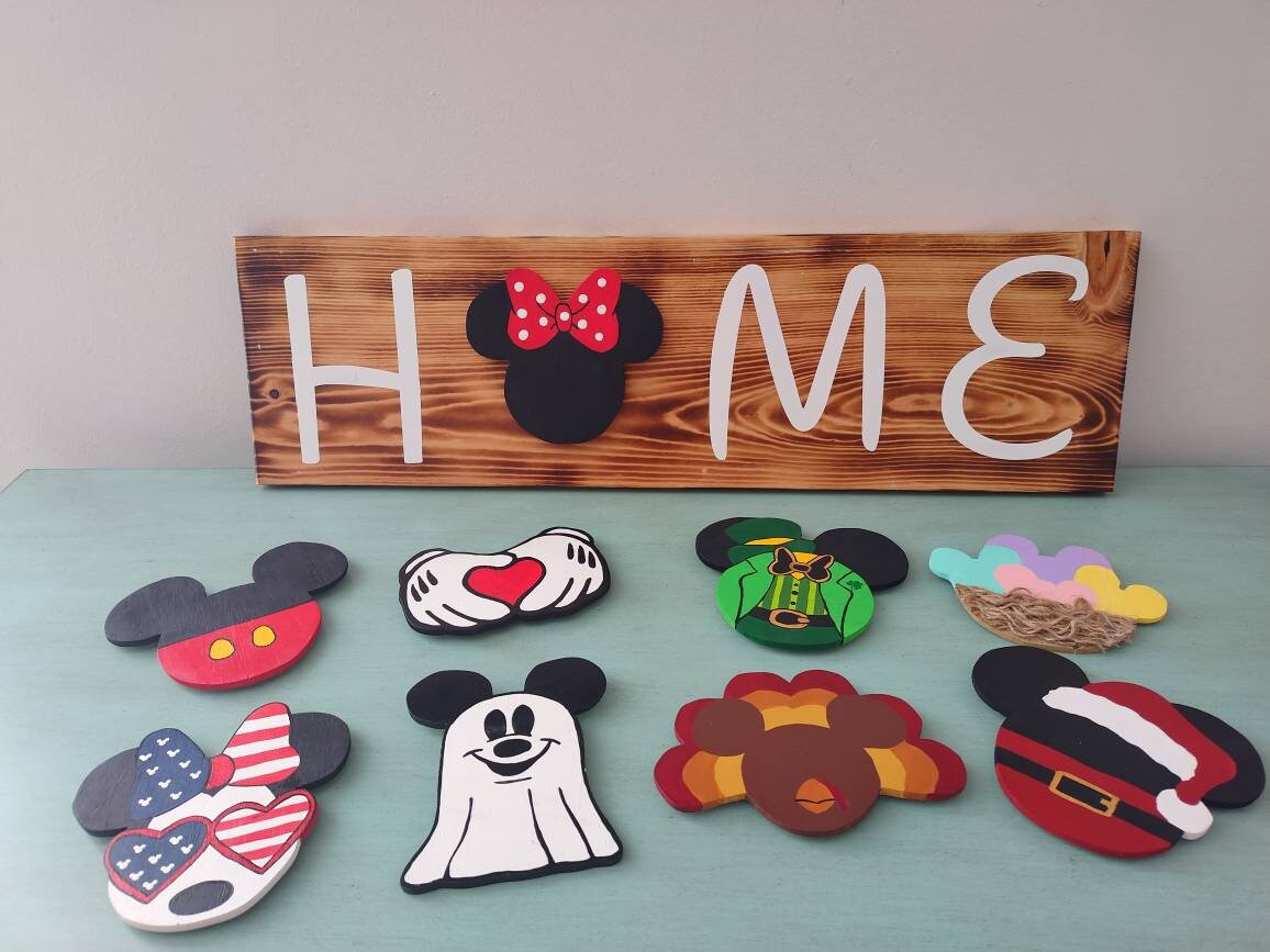 Disney Inspired Interchangeable Home Sign - Etsy