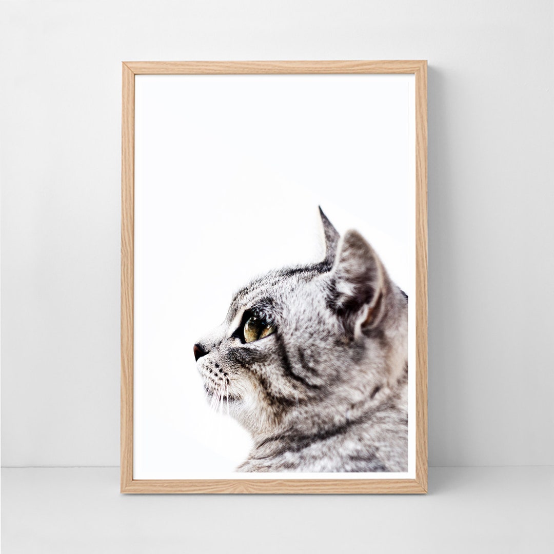 Cat Digital Print, Digital Download, Printable Wall Art, House Warming ...