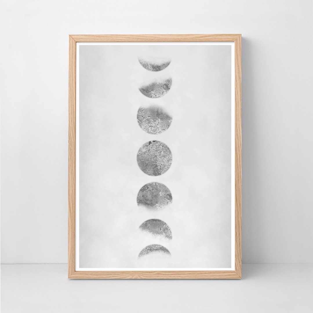 Phases of the Moon Printable, Moon Phases Printable, Moon Phases Print ...